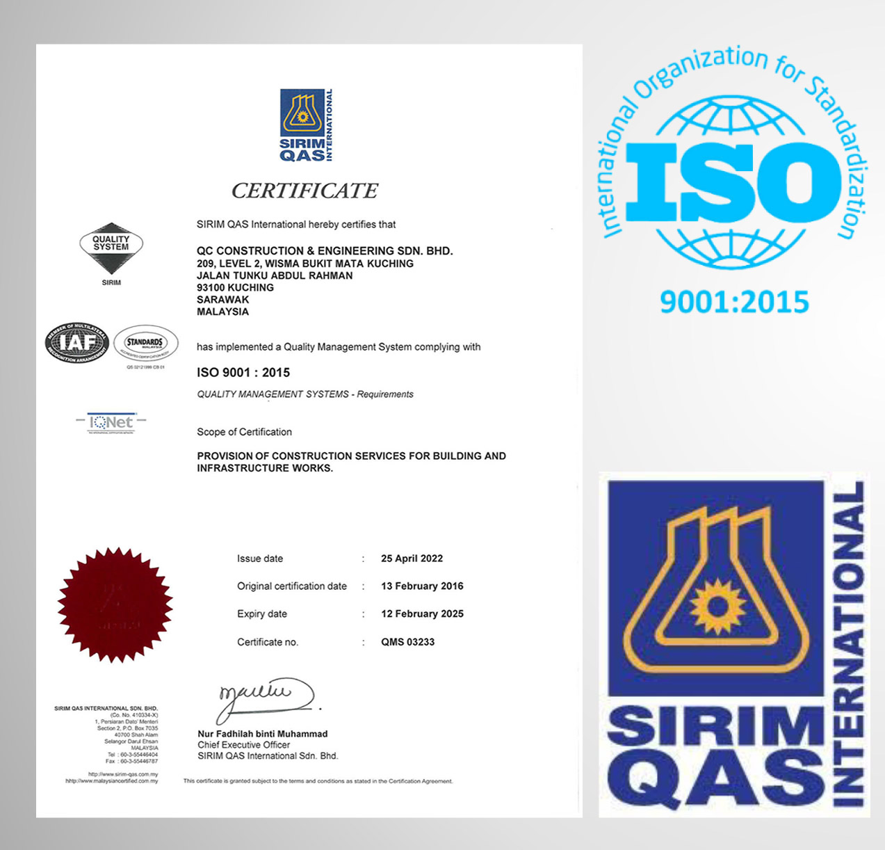 Quality System Sirim Logo HeiTech Home